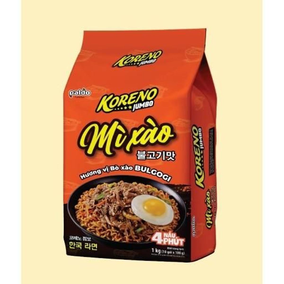 Mì Hàn Quốc xào Paldo Koreno Jumbo Bulgogi - Sự pha trộn hài hòa của mỳ ...