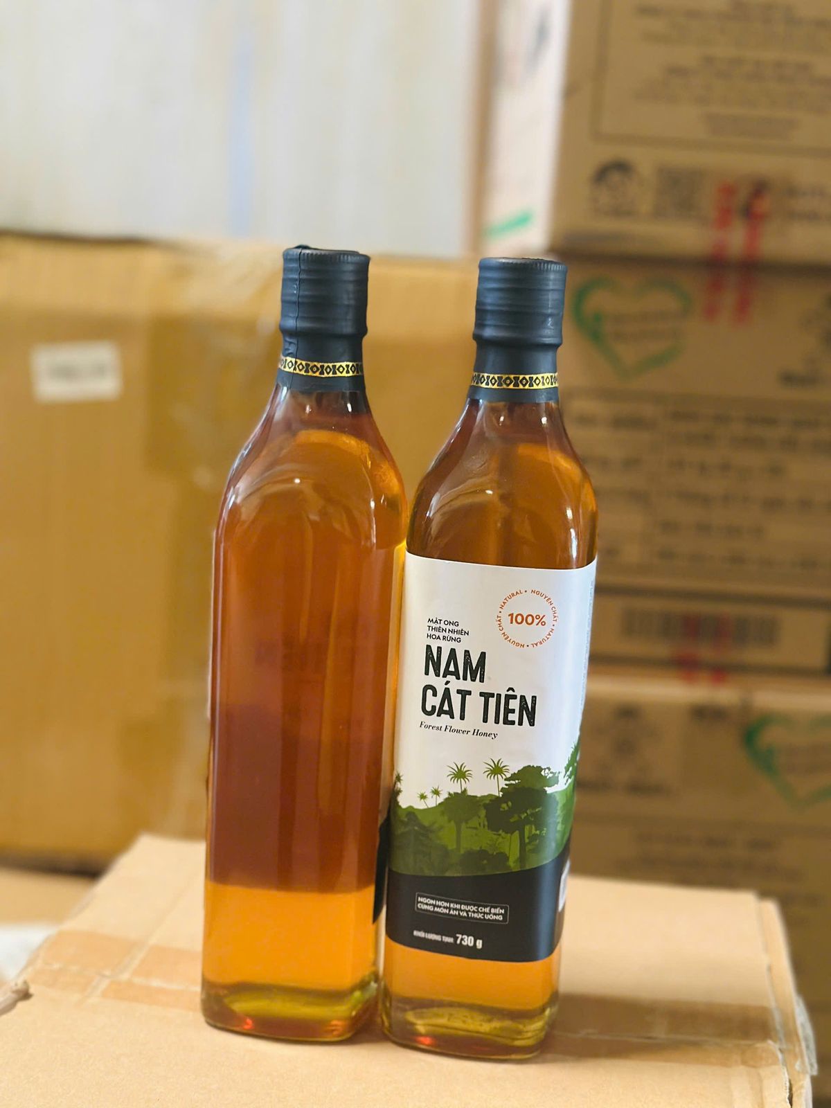 Mật Ong Rừng Nam Cát Tiên Đóng Chai Date Mới (Thùng 16 Chai) giá sỉ ...