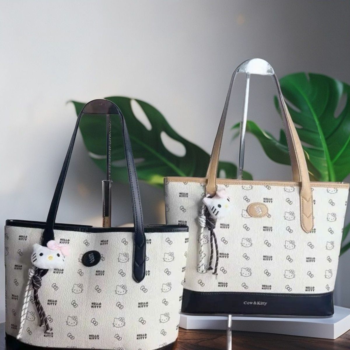 TÚI XÁCH NỮ KẸP NÁCH HELLO KITTY CỰC XINH – TẶNG MÓC KHÓA MÈO W762 ...