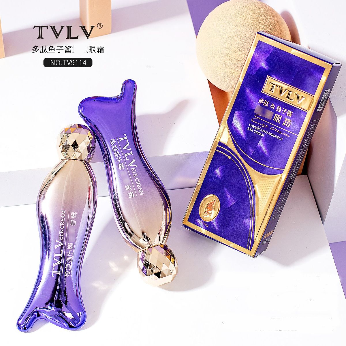 Kem mắt TVLV Caviar & Retinol 30g – Giảm nhăn, mờ quầng thâm, nâng cơ ...