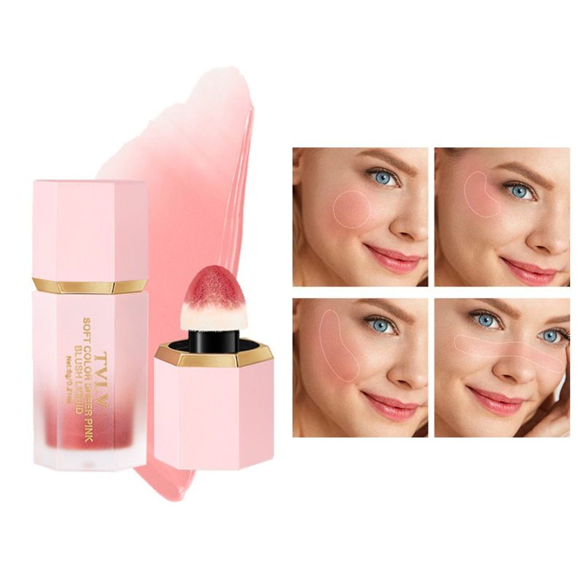 Phấn Má Hồng Kem TVLV Blush Stick – Lên Màu Tự Nhiên, Dễ Tán, Nhiều ...