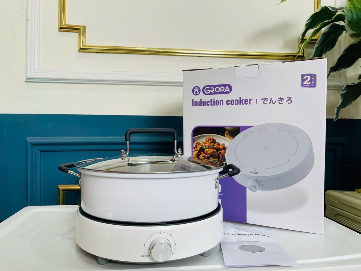 Bếp từ tròn kèm nồi gropa - G2-607 giá sỉ, giá bán buôn - Thị Trường Sỉ