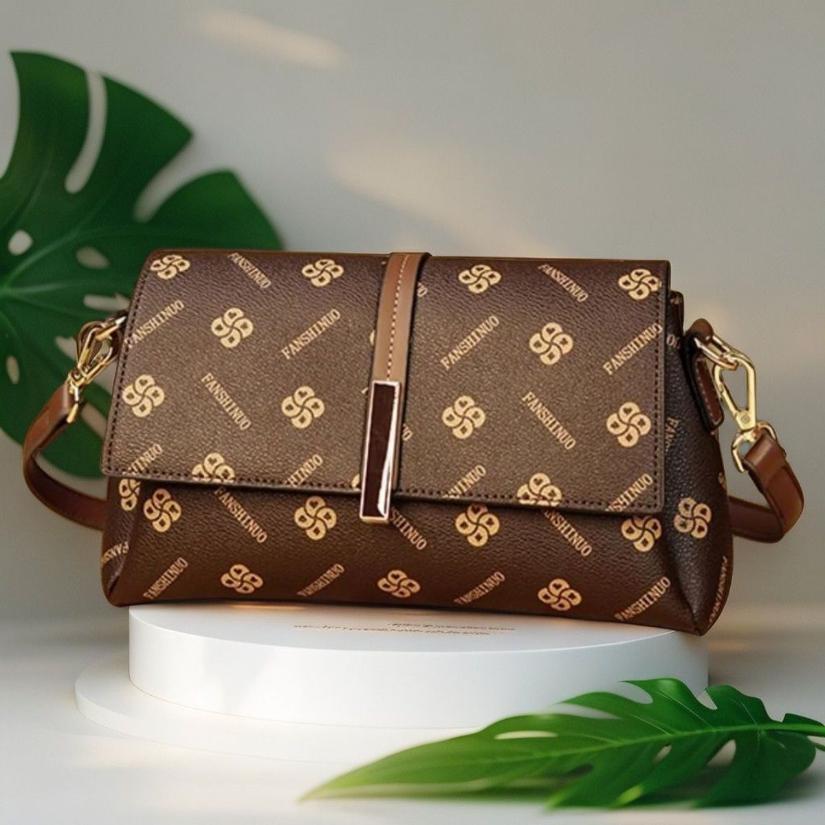 TÚI DA NHÁM HOA FASHINU, SANG TRỌNG PHONG CÁCH HÀN W566 - WINNIE HOUSE - TTS Dropship