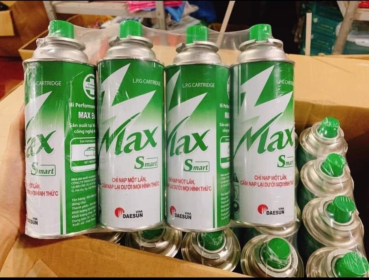 BÌNH GAS MINI MAX SMART 220ML HÀN QUỐC giá sỉ, giá bán buôn - Thị Trường Sỉ