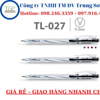 Bút Bi Thiên Long TL - 027 ( Xanh/Đen/Đỏ ) ( 20 cây/hộp ) ( 0.5mm ...