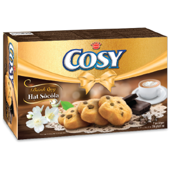 Bánh quy Cosy Hạt Socola 196g - 20 hộp/thùng giá sỉ, giá bán buôn - Thị ...