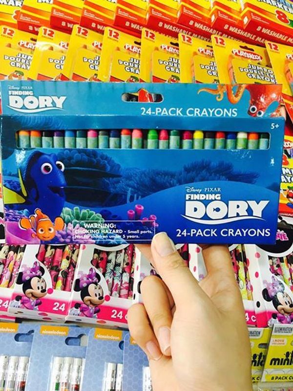 Hộp 24 cây sáp tô màu Dory Crayons giá sỉ, giá bán buôn - Thị Trường Sỉ
