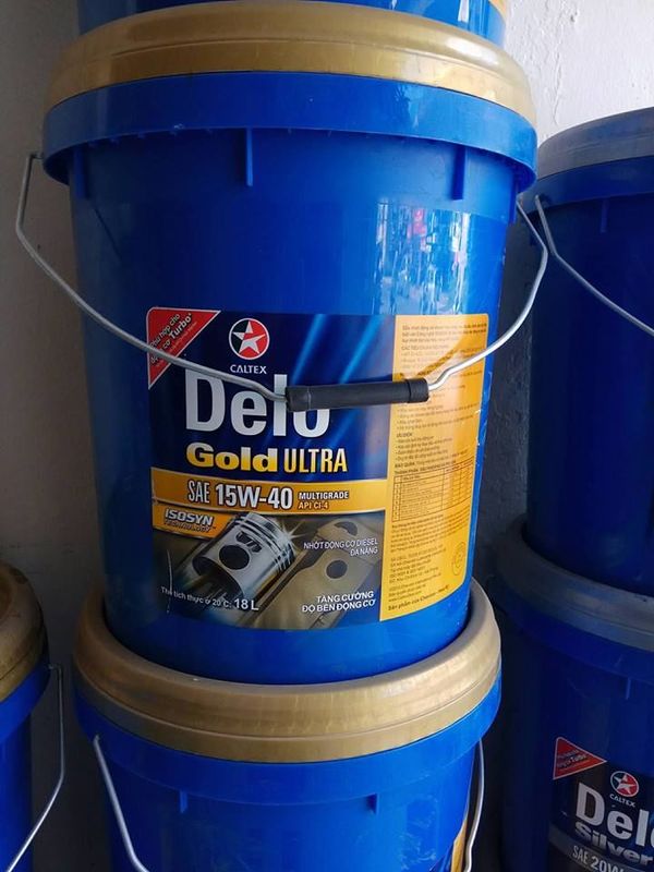 Dầu nhớt Mỹ Caltex Delo Gold Ultra API CI-4 xô 18L giá sỉ, giá bán buôn ...