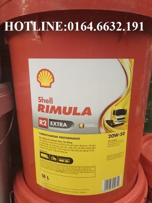 Dầu động cơ Shell Rimula R2 Extra 20W-50 xô 18l giá sỉ, giá bán buôn ...
