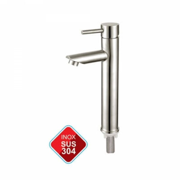 Vòi labo lạnh inox 304 cao 20cm giá sỉ, giá bán buôn - Thị Trường Sỉ