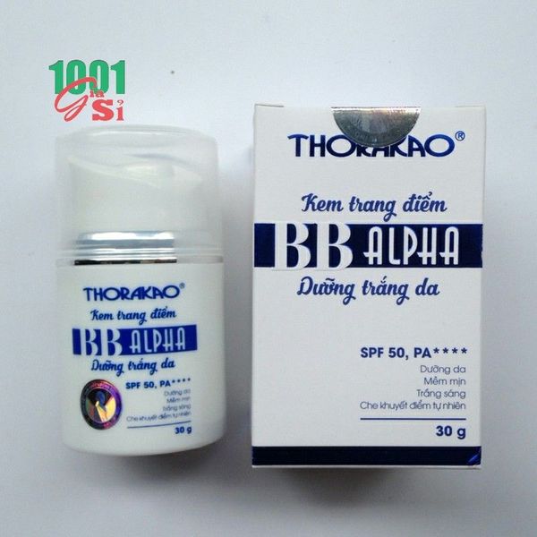 KEM TRANG ĐIỂM BB ALPHA DƯỠNG TRẮNG DA 30G THORAKAO giá sỉ, giá bán ...
