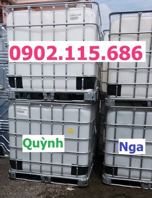 Bồn nhựa 1000l tank nhựa IBC tank đựng hóa chất tank đựng nước tank đựng dầu giá sỉ, giá bán ...