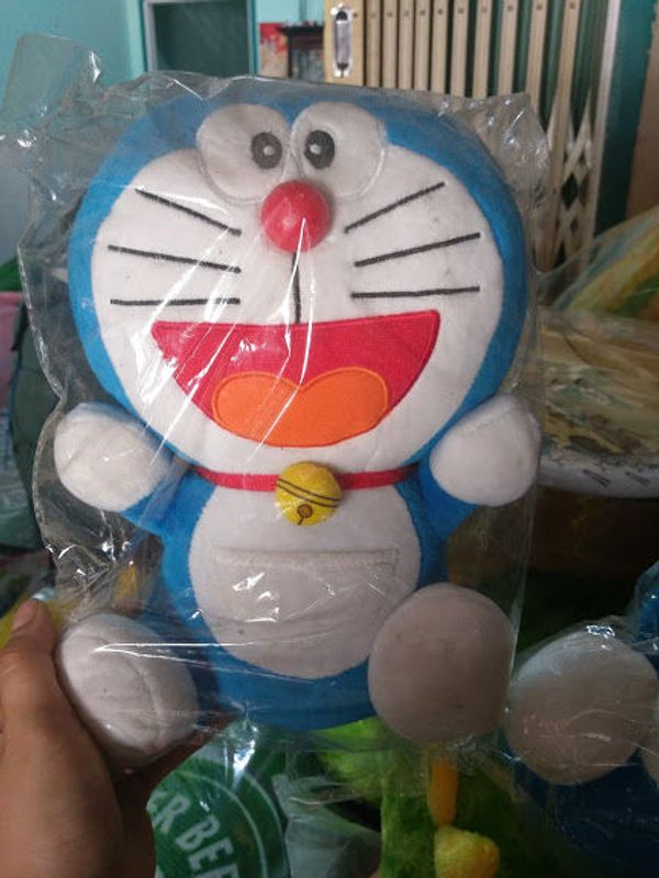 Gấu nhồi bông do re mon 35 cm hàng siêu mịn siêu đẹp có đóng gói sẵn dễ ...