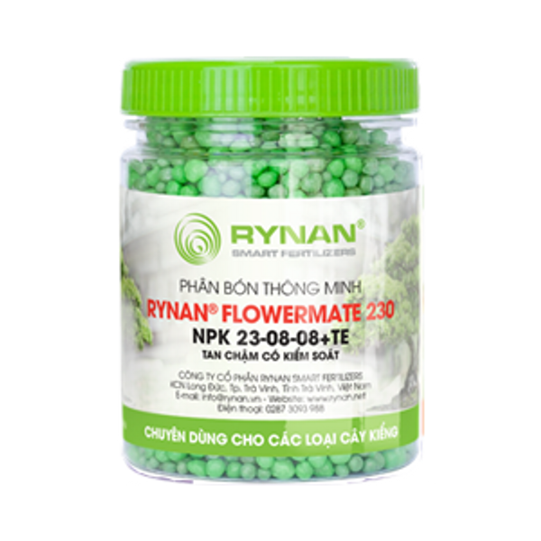 Phân bón thông minh Rynan Flowermate 230 tan chậm có kiểm át 180 ngày ...