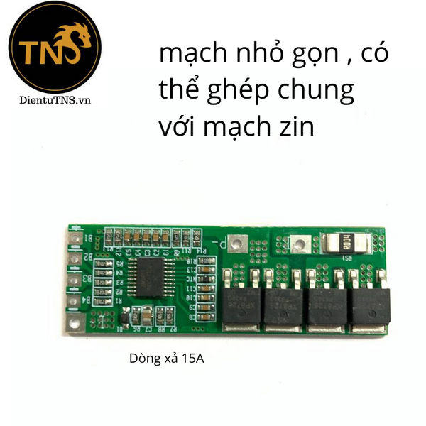 TNS Mạch 5s 18v 15a bảo vệ pin li-on có thể ghép chung với mạch zin giá ...