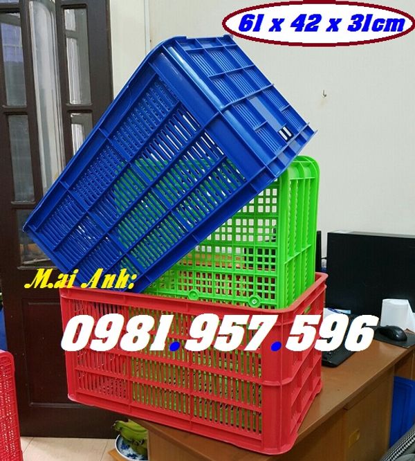 Sọt nhựa đựng trái cây, sóng nhựa rỗng Hs004, sọt nhựa công nghiệp giá ...