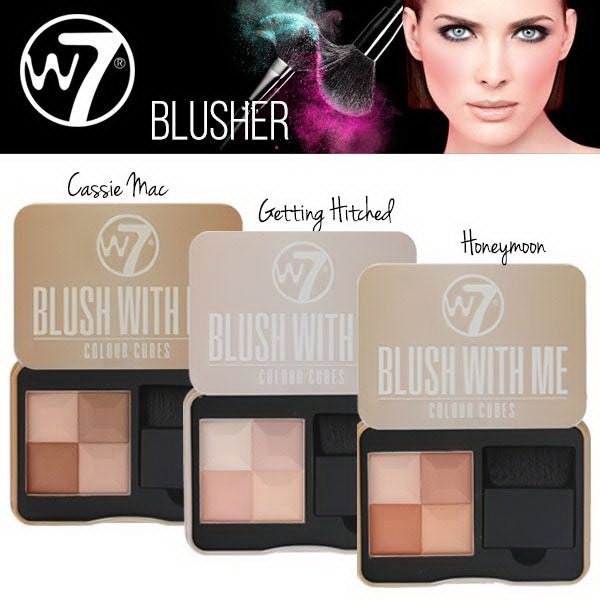 Bảng Phấn Má 4 Ô Blush With Me Colour Cubes W7 8,5g giá sỉ, giá bán buôn - Thị Trường Sỉ
