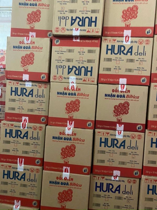 Bánh Hura Deli (hộp 12 Gói - 336g) giá sỉ, giá bán buôn - Thị Trường Sỉ