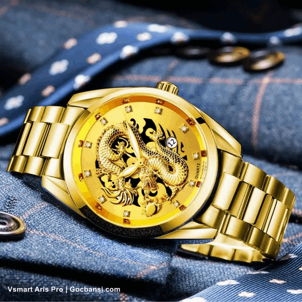 Đồng hồ nam FNGEEN DRAGON, Có lịch ngày,mạ màu chống gỉ cao cấp giá sỉ ...