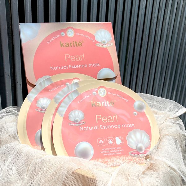 Mask Karite tinh chất thiên nhiên Cấp Ẩm Da& trắng da, hộp 12 miếng giá ...