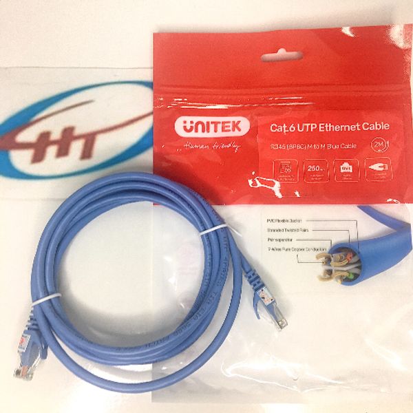Dây cáp mạng bấm sẵn 2 đầu Cat 6 Unitek Y-C810 ABL 2M giá sỉ, giá bán ...