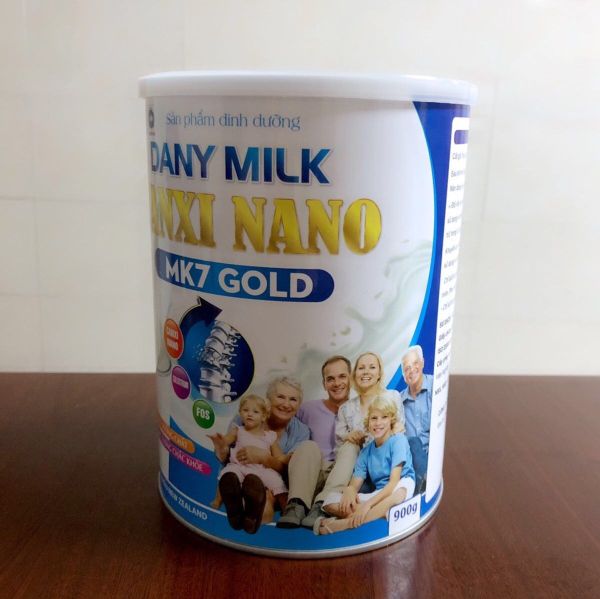 Sữa bột dinh dưỡng Dany Milk Canxi Nano MK7 Gold 900g giá sỉ, giá bán buôn - Thị Trường Sỉ