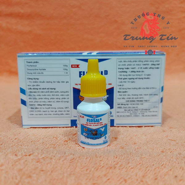 Flosal D (thuốc gà đá đặc trị - khò khè - xỗ mũi) lọ / 10ml giá sỉ, giá ...