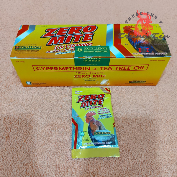 zero mite (xà bông tắm gà Philippines) diệt mạc gà , ve , ghẻ - 1 gói ...