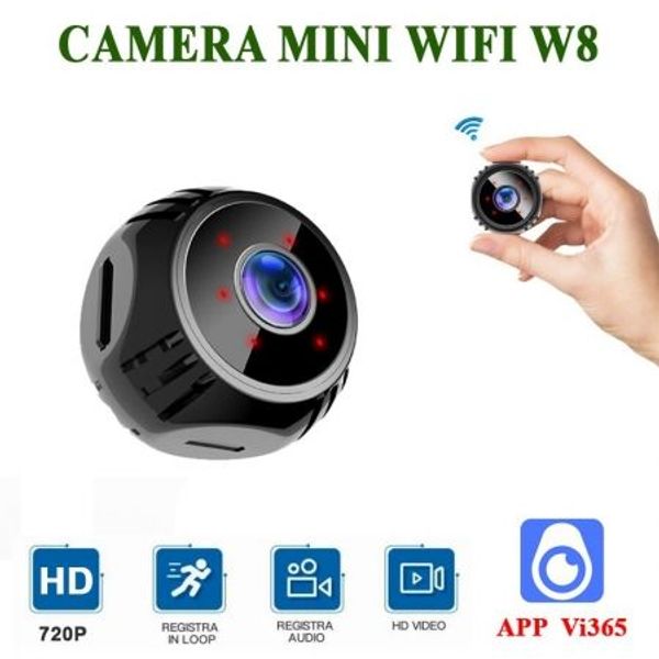 CAMERA MINI WIFI W8 , 720P , HỒNG NGOẠI , SIÊU NHỎ KO DÂY - APP VI365 ...