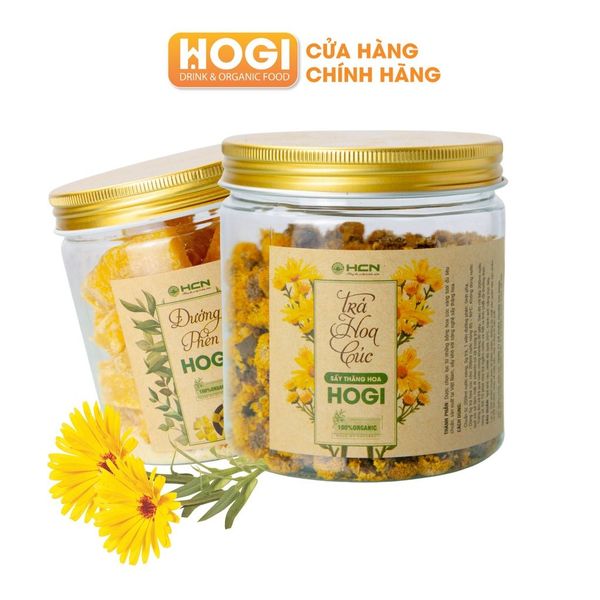 Hoa cúc đường phèn Hogi 420g trà hoa nguyên chất tự nhiên thanh lọc cơ ...