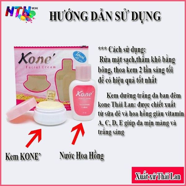 Cách sử dụng kem Kone để đạt hiệu quả tốt nhất