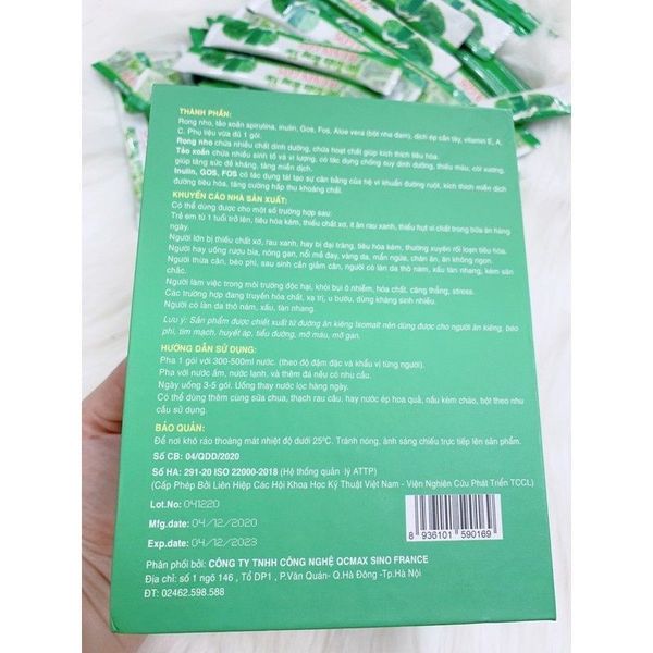 hop Tảo Xoắn Rong Nho ILUNIN GOS (30 gói giá sỉ, giá bán buôn - Thị ...