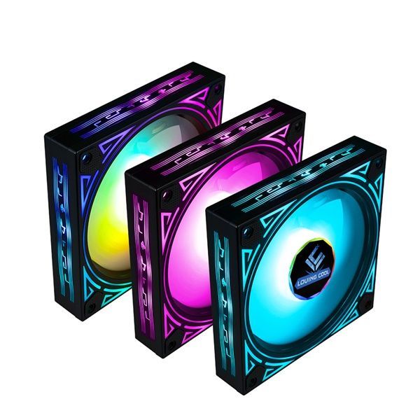 BỘ 3 QUẠT TẢN NHIỆT CPU LOVING COOL LJ-12025SG ARGB SYN giá sỉ, giá bán ...
