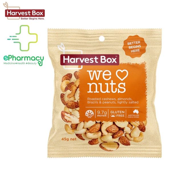 Harvest Box Snack We Love Nuts các loại hạt eat clean cao cấp 45g giá ...