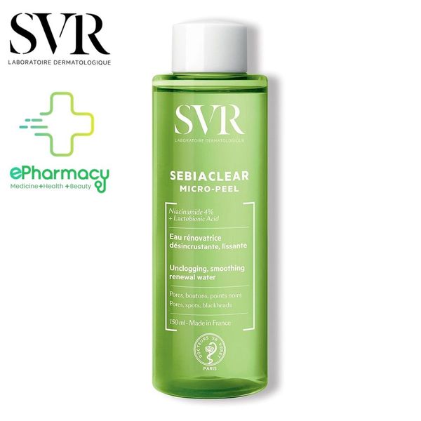 Toner SVR Sebiaclear Micro Peel Nước Cân Bằng thanh lọc, tẩy tế bào ...