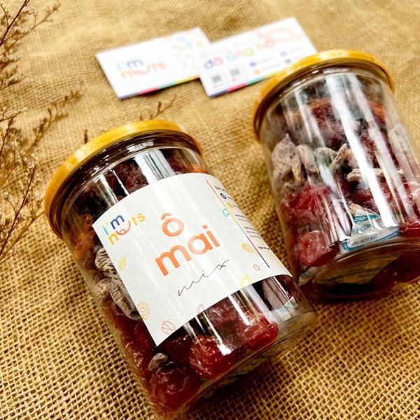 Ô mai mix xí muội ôliu, đào bổ đôi và mận cơm đỏ - Ăn vặt ImNuts giá sỉ ...