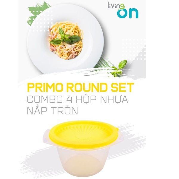 Hộp nhựa tròn đựng thực phẩm-Primo Round set giá sỉ, giá bán buôn - Thị ...