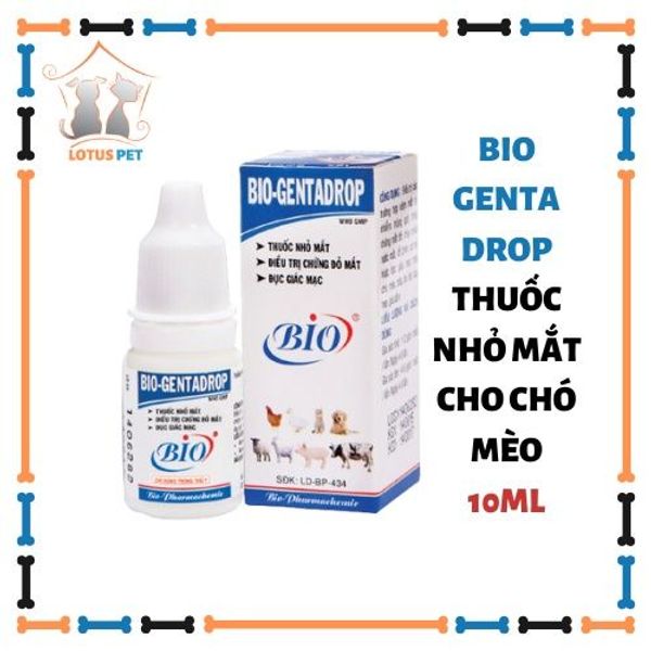 Bio Genta Drop - Thuốc nhỏ mắt cho chó mèo - 10ml giá sỉ, giá bán buôn ...