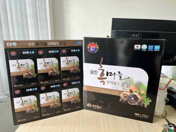 Nước Tỏi Đen Samjin Gold Royal Hộp 30 gói x 70ml giá sỉ, giá bán buôn ...