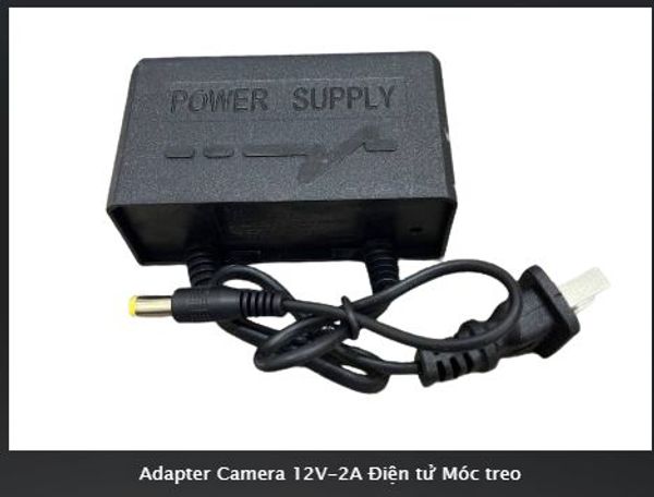 Adapter Camera 12V-2A Điện tử Móc treo giá sỉ, giá bán buôn - Thị Trường Sỉ
