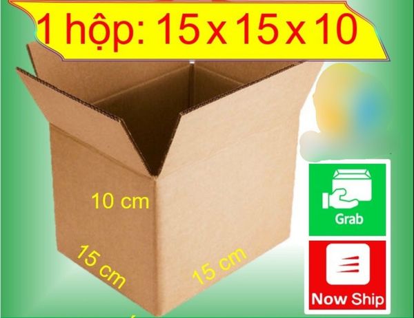 Thùng carton 15x15x10cm giá sỉ, giá bán buôn - Thị Trường Sỉ