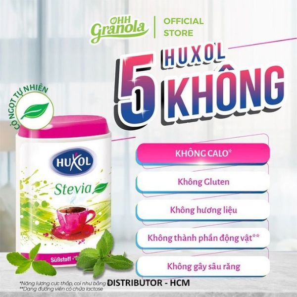 Đường Ăn Kiêng Huxol Original 650 viên – Nhập khẩu chính hãng từ Đức ...