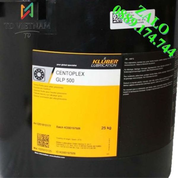Mỡ Kluber Centoplex GLP 500 (25kg) giá sỉ, giá bán buôn - Thị Trường Sỉ