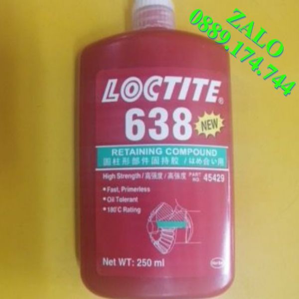 Keo dán loctite 638 - 250ml giá sỉ, giá bán buôn - Thị Trường Sỉ