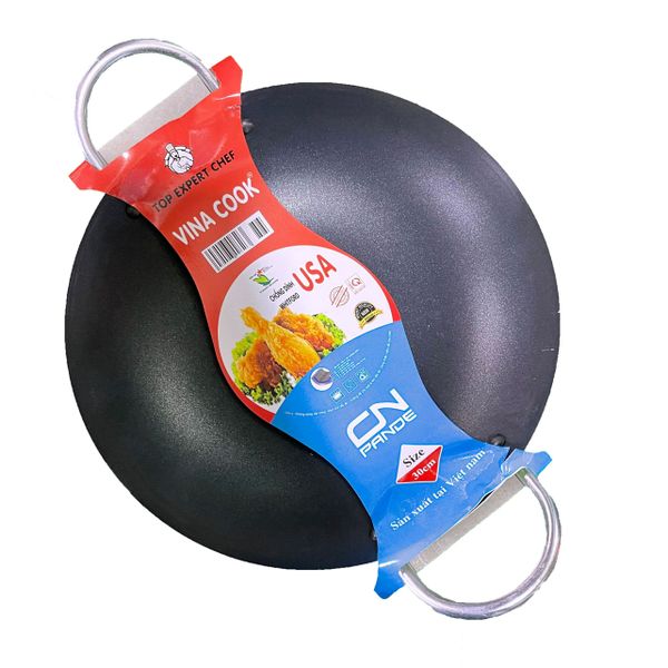 Chảo 2 Quai (chảo xào) Chống Dính Hợp Kim Nhôm CN PANDE nhiều size từ ...