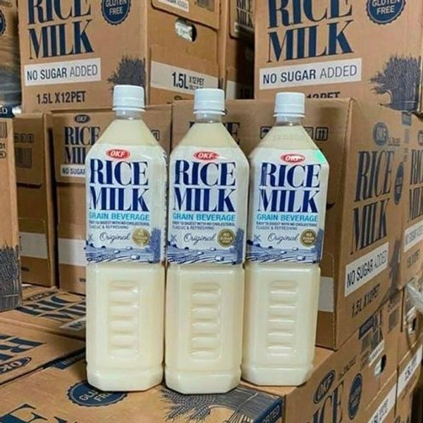 [GIÁ TỐT] 6 CHAI NƯỚC GẠO RICE MILK KHÔNG ĐƯỜNG TỐT CHO SỨC KHỎE THƯƠNG ...