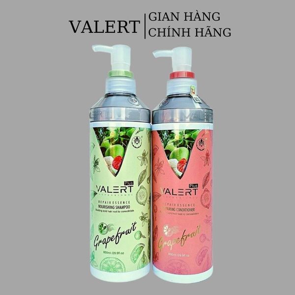 Dầu gội xả bưởi VALERT GRAPEFRUIT 850ml phục hồi, chống rụng kích mọc ...