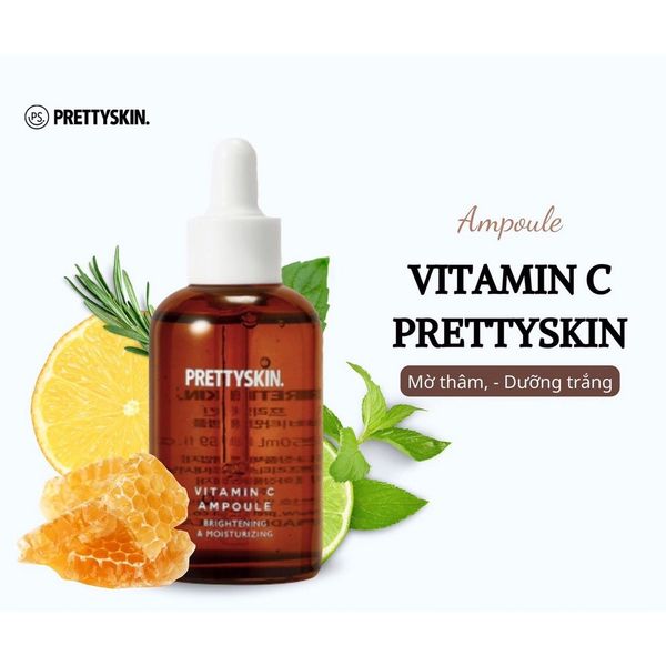 Tinh chất dưỡng sáng và cấp ẩm PRETTY SKIN Vitamin C Ampoule 50ml giá ...