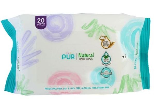 Khăn giấy ướt cho bé sơ sinh chiết xuất nha đam Organic Pur Natural ...