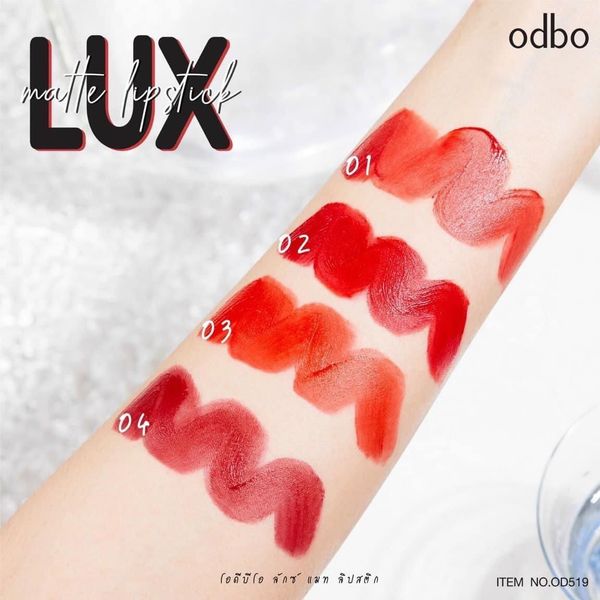 Son kem lì matte Thái Lan ODBO LUX, sỉ 70k/cây tone 2 - 3 - 4 giá sỉ, giá bán buôn - Thị Trường Sỉ